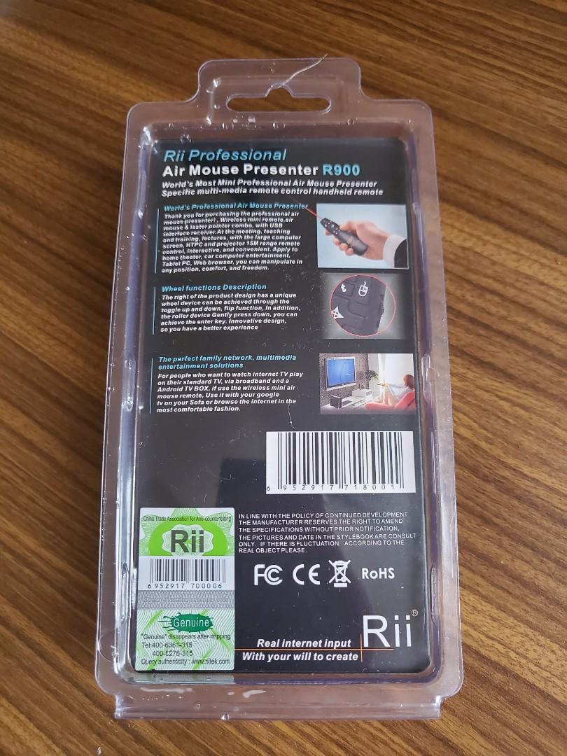 Presentation Clicker/Pointer: Rii Mini R900 Professional Air Mouse ...