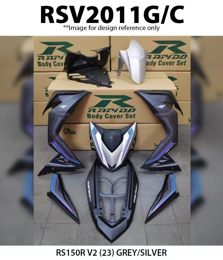 RSV2011 Rapido Cover Set Coverset RS150 V2 / GTR150 V2 / SUPRA 150 V2 ...