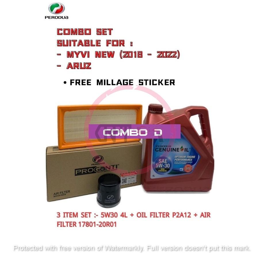 SC497 Combo Minyak Hitam Enjin FREE Oil Filter & Air Filter Perodua ...