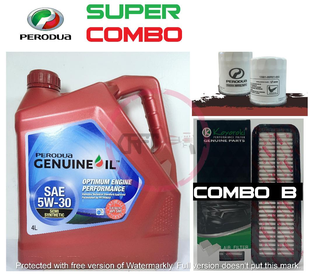 SC498 Combo Minyak Hitam Enjin FREE Oil Filter & Air Filter Perodua ...