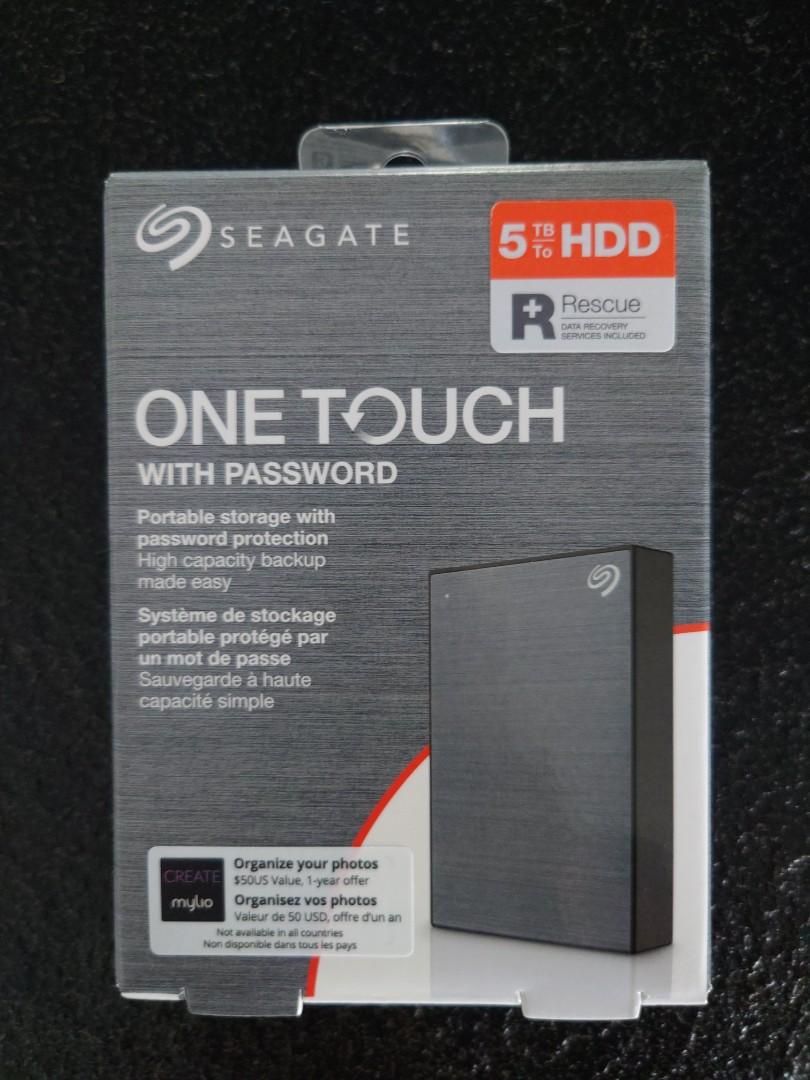 Seagate 5TB One Touch Portable Harddrive, Computers & Tech, Parts ...