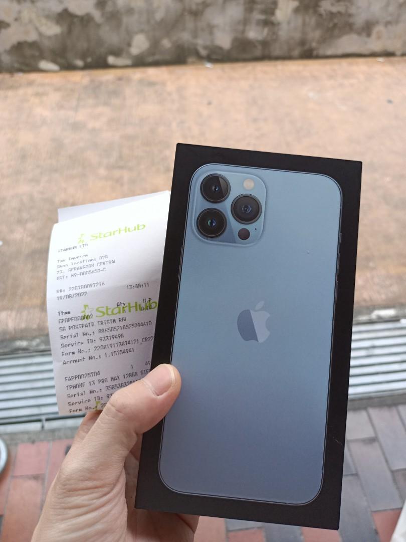 Sealed iPhone 13 Pro Max 128Gb Blue, Mobile Phones & Gadgets, Mobile ...