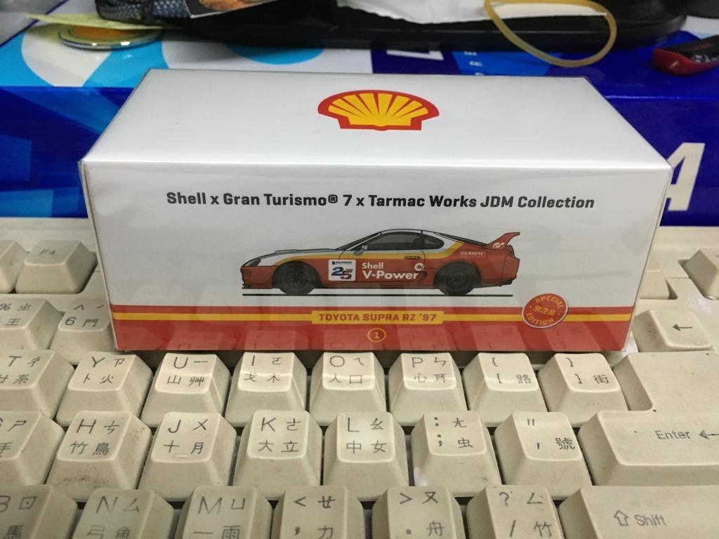 Shell x GT7 x Tarmac Works JDM Collection (TOYOTA SUPRA RZ '97), 興趣及遊戲 ...