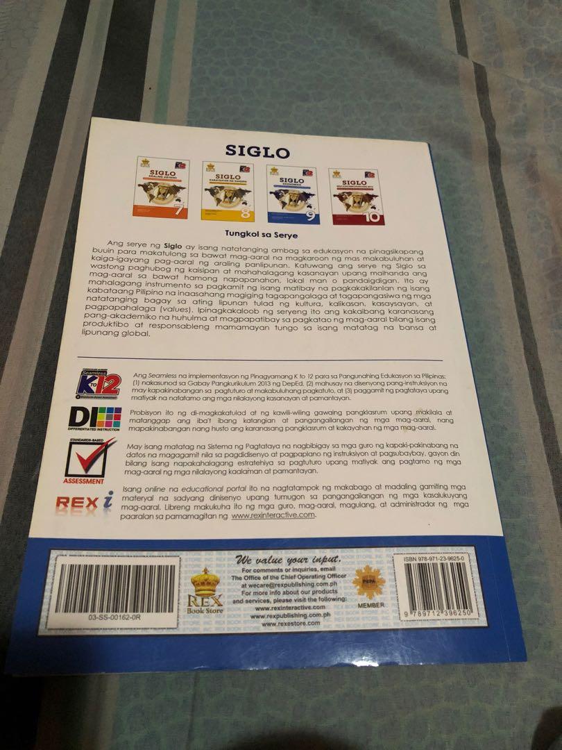 Siglo / Ap grade 9 book, Hobbies & Toys, Books & Magazines, Textbooks ...