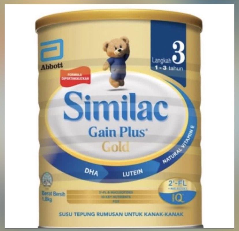 Similac Gain Plus stage 3, Babies & Kids, Nursing & Feeding ...