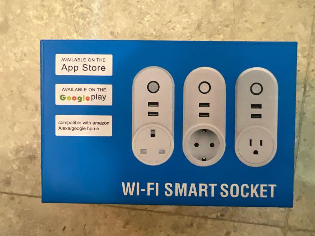 Smart wi-Fi smart socket, TV & Home Appliances, Electrical, Adaptors ...