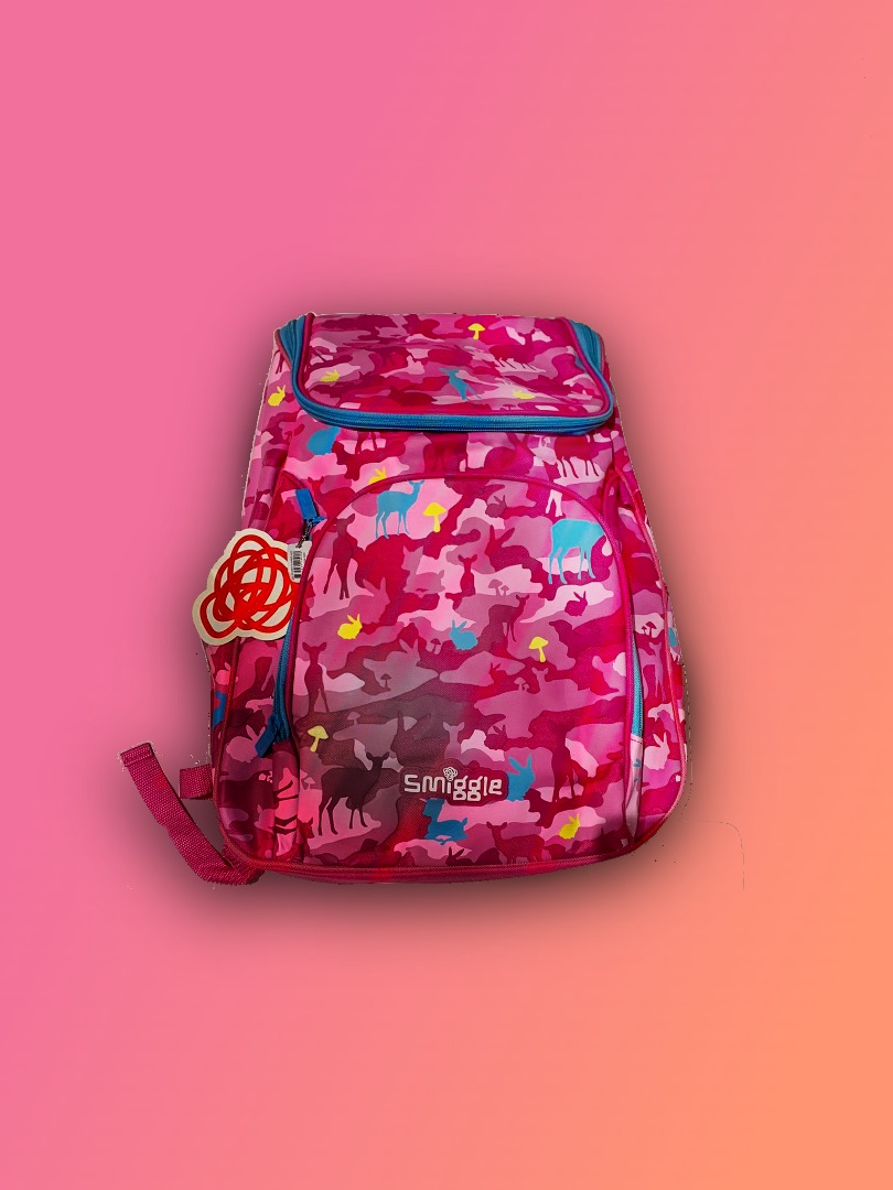 Smiggle Hide Access Backpack (Pink) School Bag For Kids, Women's ...