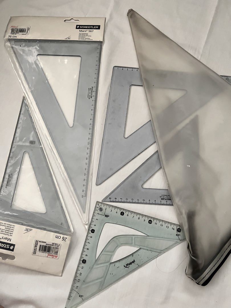 Staedtler Set Triangles - 60 & 45 with freebies, Hobbies & Toys ...