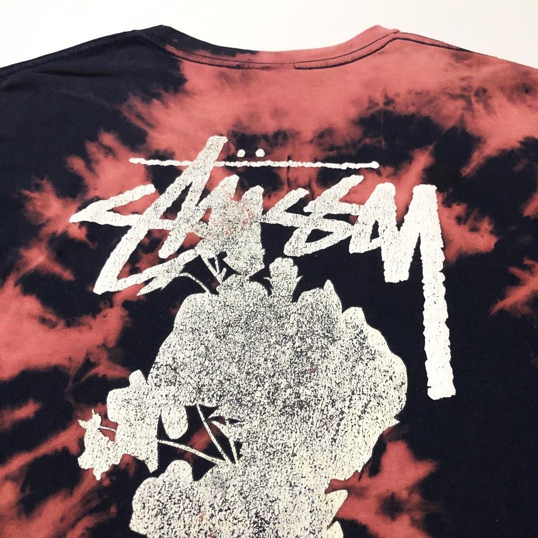 Stussy Spring 20 World Tour Bleach Dyed, Men's Fashion, Tops & Sets ...