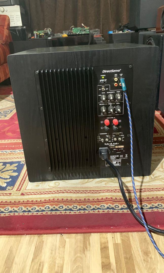 subwoofer, Rythmik F12 PEQ2 RCA and spk input, Audio, Soundbars ...