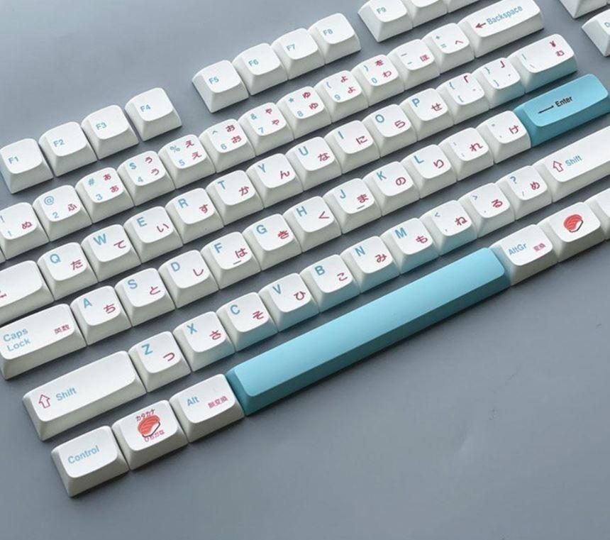 Sushi Keycaps , 121 key sublimation PBT XDA profile Barometer key cap ...
