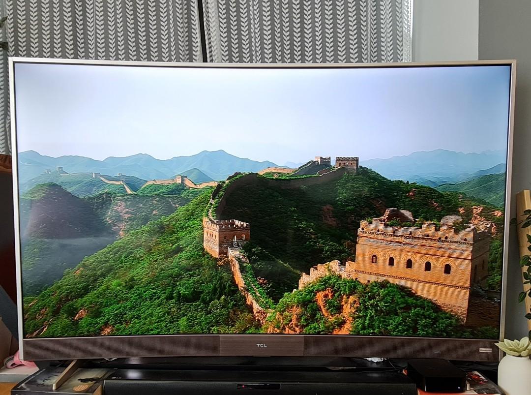 TCL 49INCH CURVED LED FHD smart TV, TV & Home Appliances, TV & Entertainment, TV on Carousell