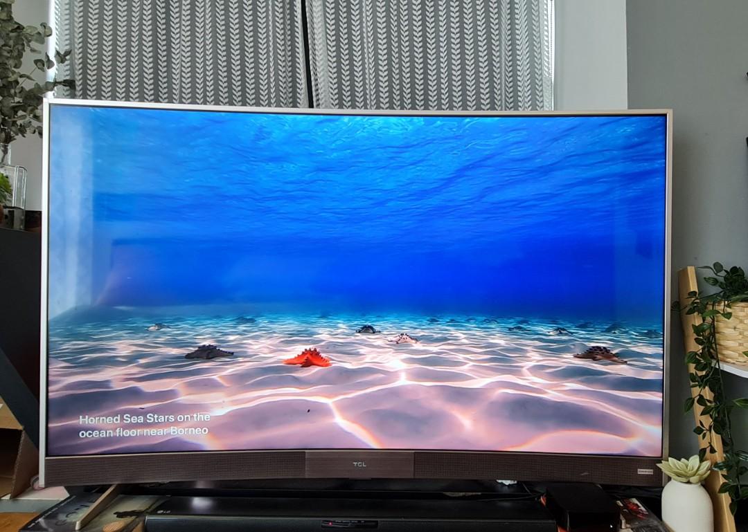TCL 49INCH CURVED LED FHD smart TV, TV & Home Appliances, TV & Entertainment, TV on Carousell
