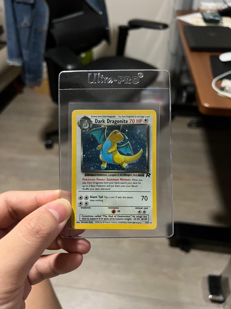 Team Rocket Dragonite Holo, Hobbies & Toys, Toys & Games on Carousell