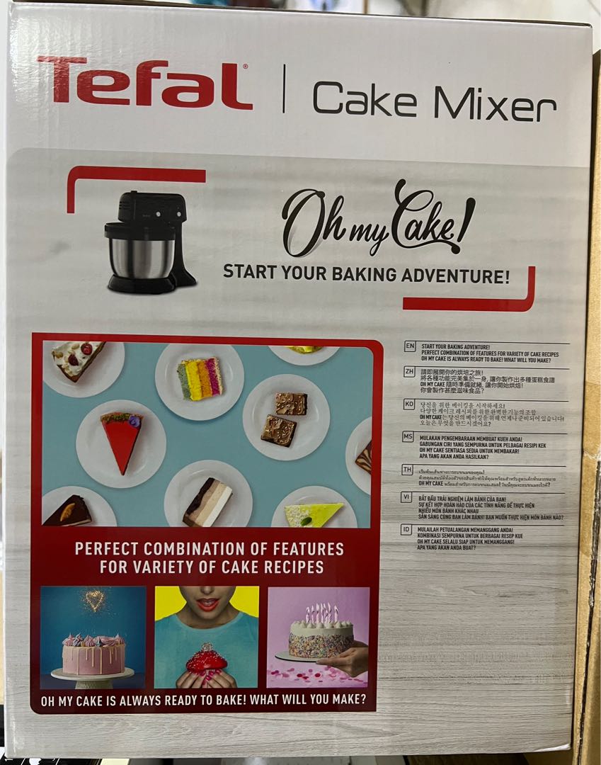 Tefal Stand Mixer, model: QB110865, TV & Home Appliances, Kitchen ...