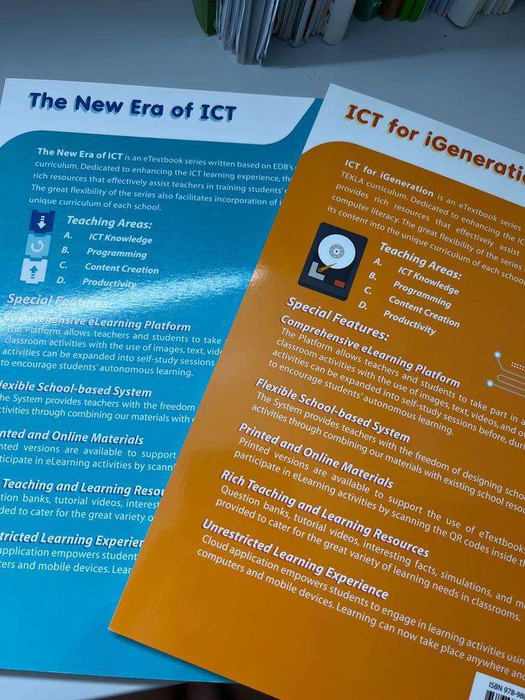 The new era of ICT + ICT for generation, 興趣及遊戲, 書本 & 文具, 教科書 - Carousell