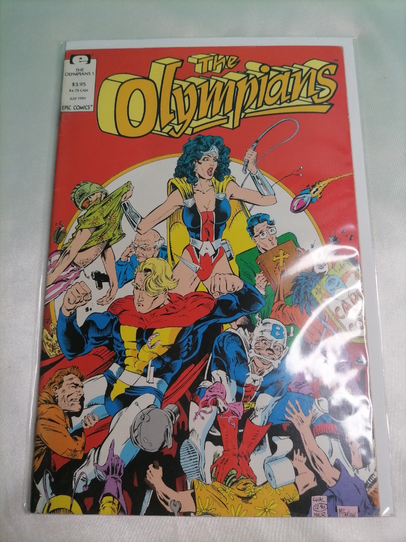 The Olympians #1 July 1991, Hobbies & Toys, Books & Magazines, Comics & Manga on Carousell
