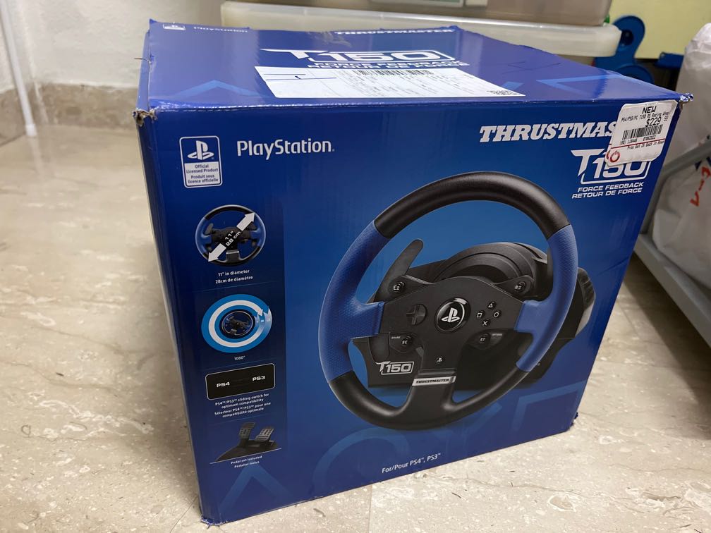 Thrustmaster T150 RS Racing Wheel for PlayStation 4 and PC, Video ...