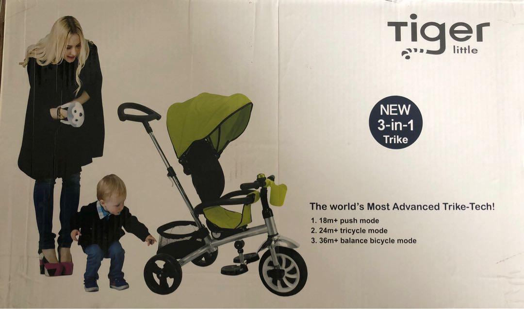 Tiger little 3 in 1 Tricycle ( Grey Color ), Babies & Kids, Infant ...