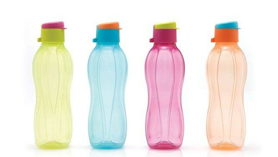 Tupperware water bottle flip top 500ml, Furniture & Home Living ...
