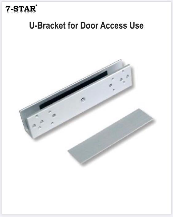 U Channel Bracket for 600lbs EM Lock Door Access BY:7-STAR* [Material ...