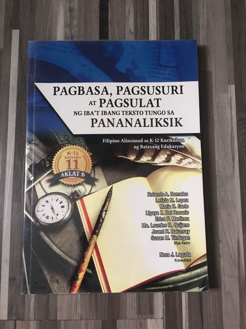[USED SHS BOOK] Pagbasa, Pagsusuri at Pagsulat ng Iba't Ibang Teksto ...