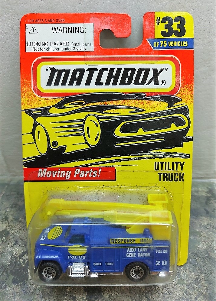 UTILITY TRUCK - Matchbox 1996 Super Fast Series, Hobbies & Toys, Toys ...