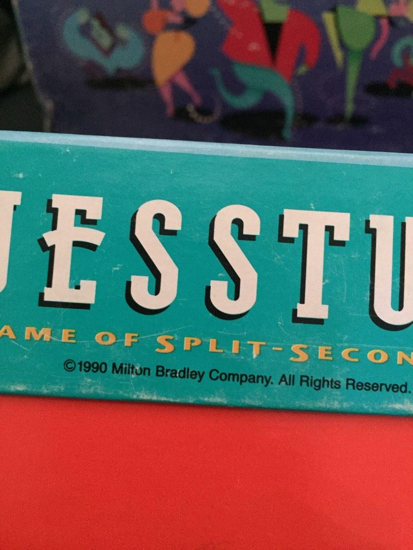 VINTAGE 1990 GUESSTURES CHARADES BOARD GAME, Hobbies & Toys, Toys ...