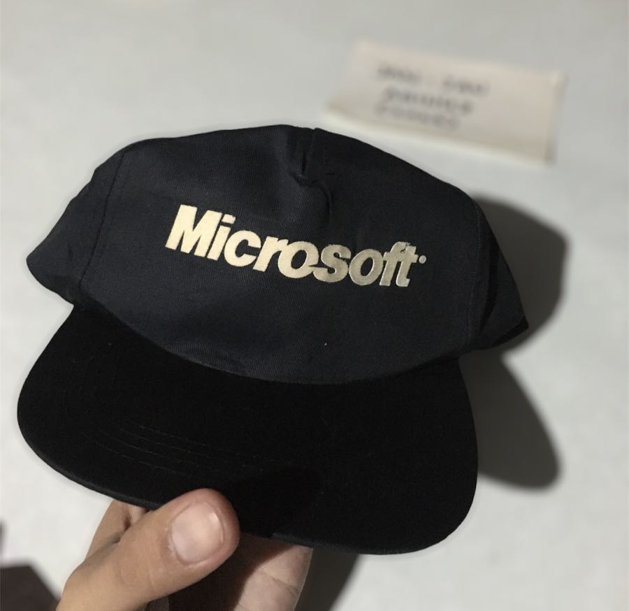 Vintage Microsoft Snapback, Men's Fashion, Watches & Accessories, Caps ...