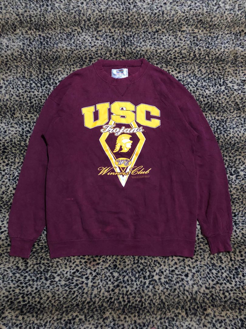 VINTAGE USC SWEATSHIRT, Men's Fashion, Coats, Jackets and Outerwear on ...