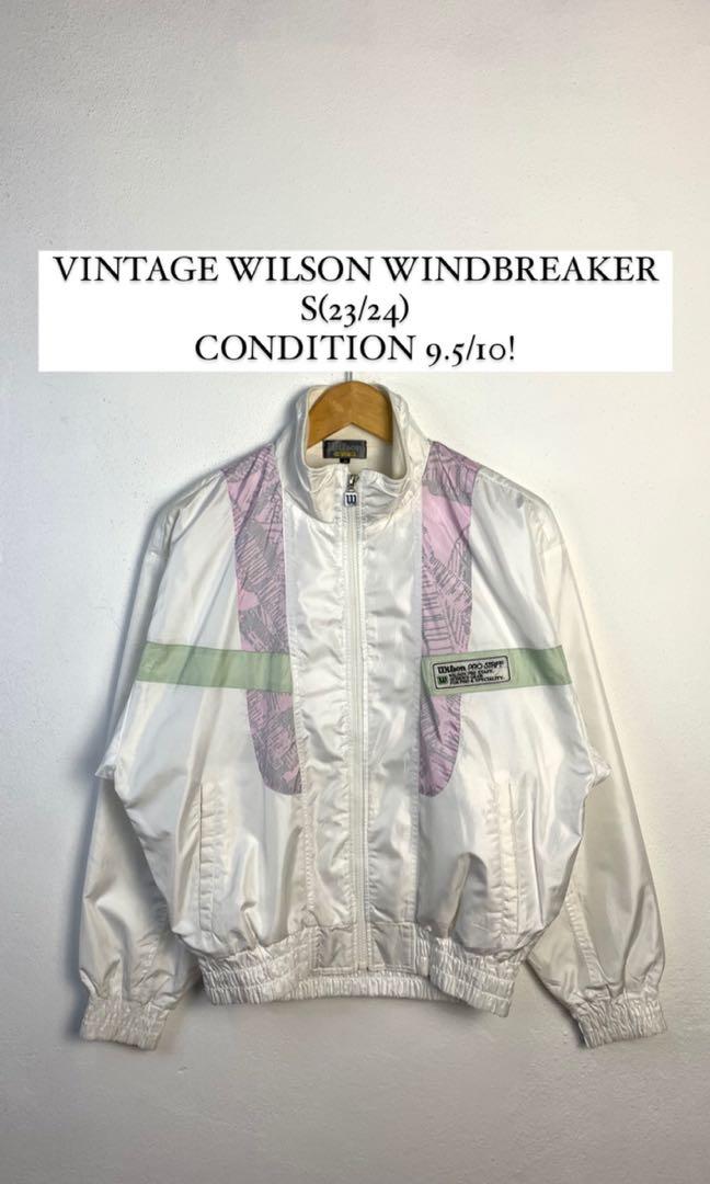 VINTAGE WILSON WINDBREAKER JACKET, Men's Fashion, Coats, Jackets and ...
