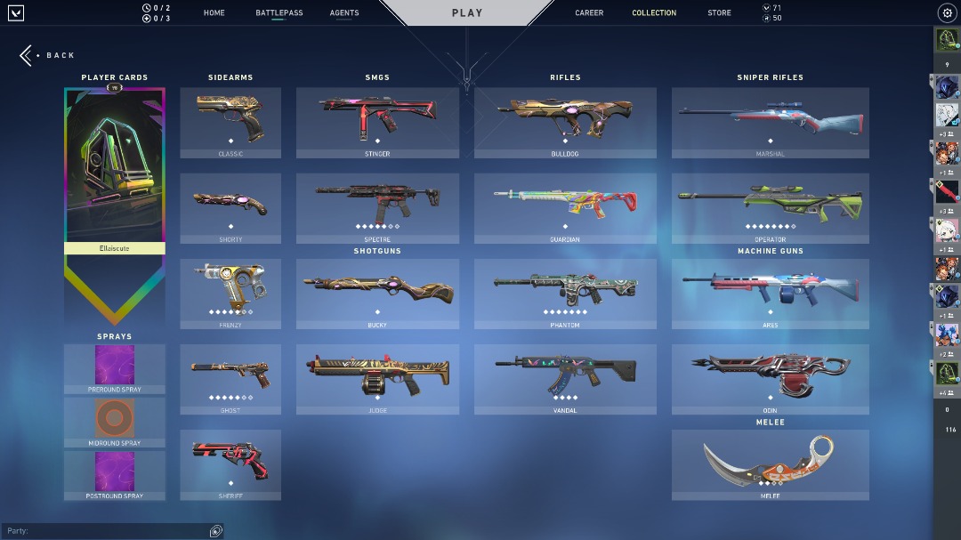 WTS/WTT 11 premium skins NEPTUNE VANDAL cheap valorant account, Video ...