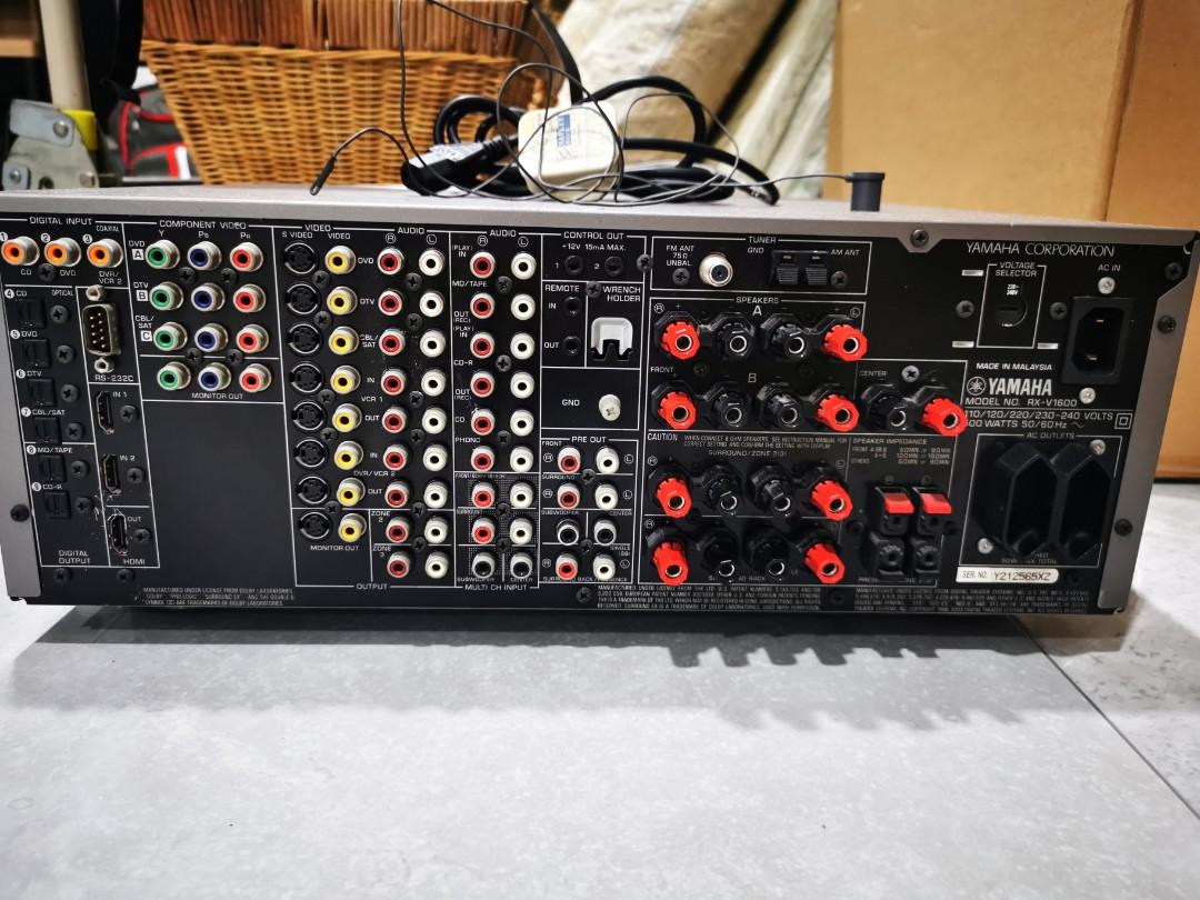 Yamaha AV Receiver RX-V1600, Audio, Soundbars, Speakers & Amplifiers on ...