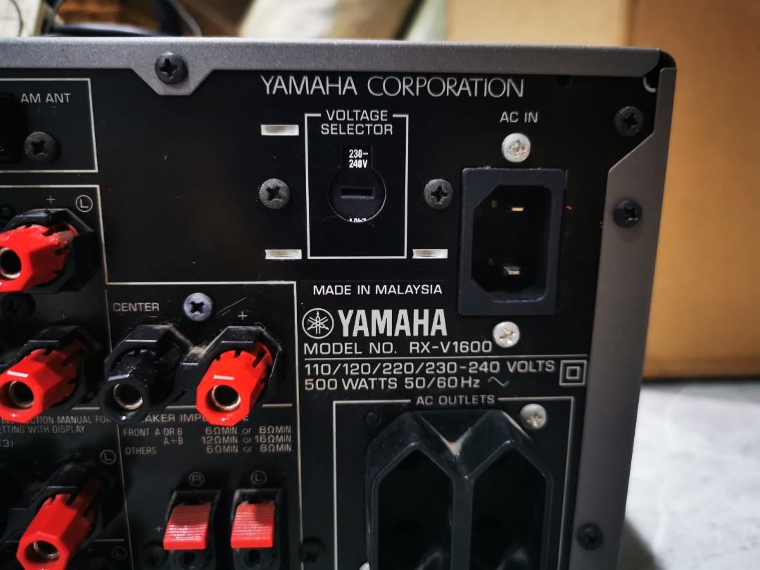 Yamaha AV Receiver RX-V1600, Audio, Soundbars, Speakers & Amplifiers on ...