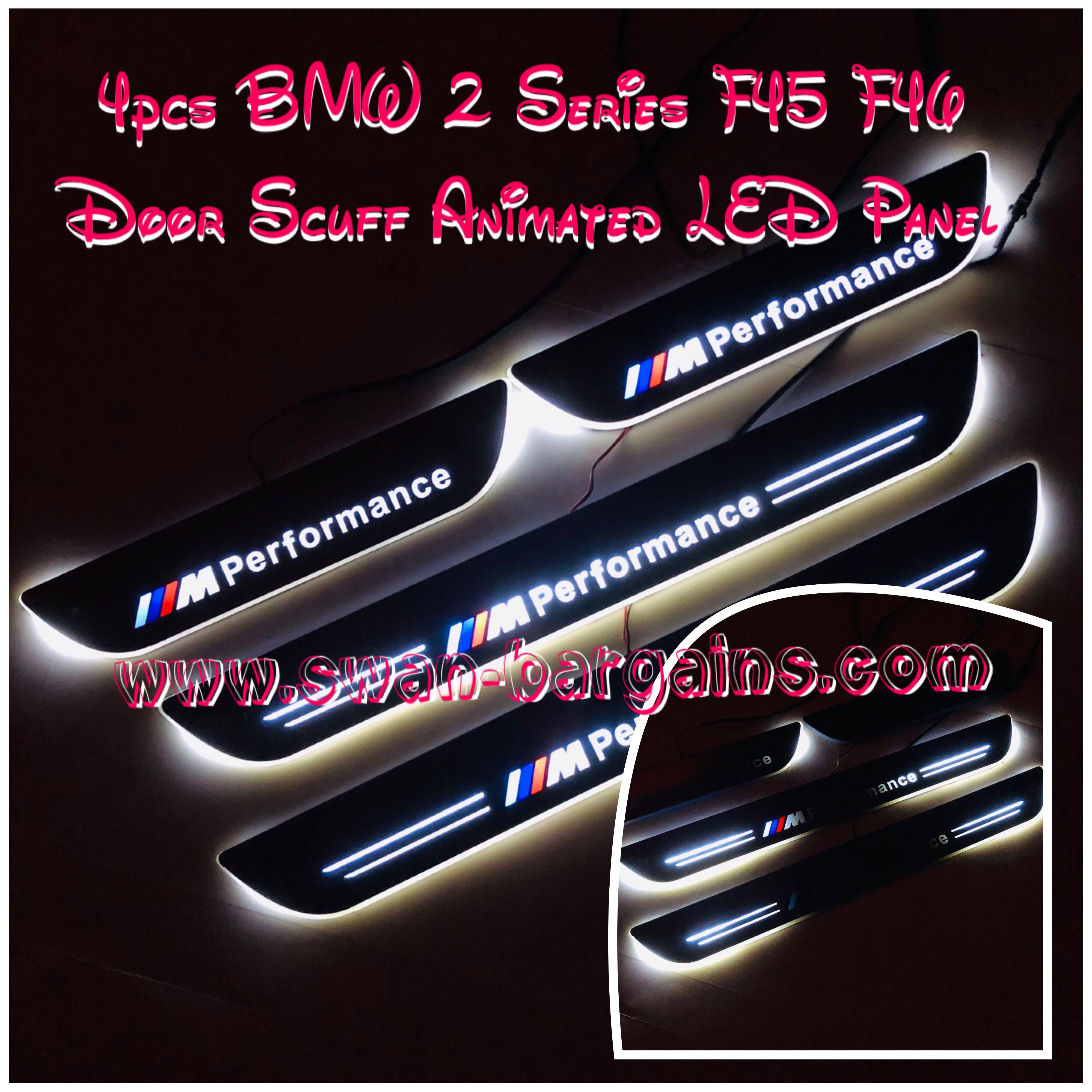 4pcs BMW Various Model White Blue Red BMW M Performance Design LED ...