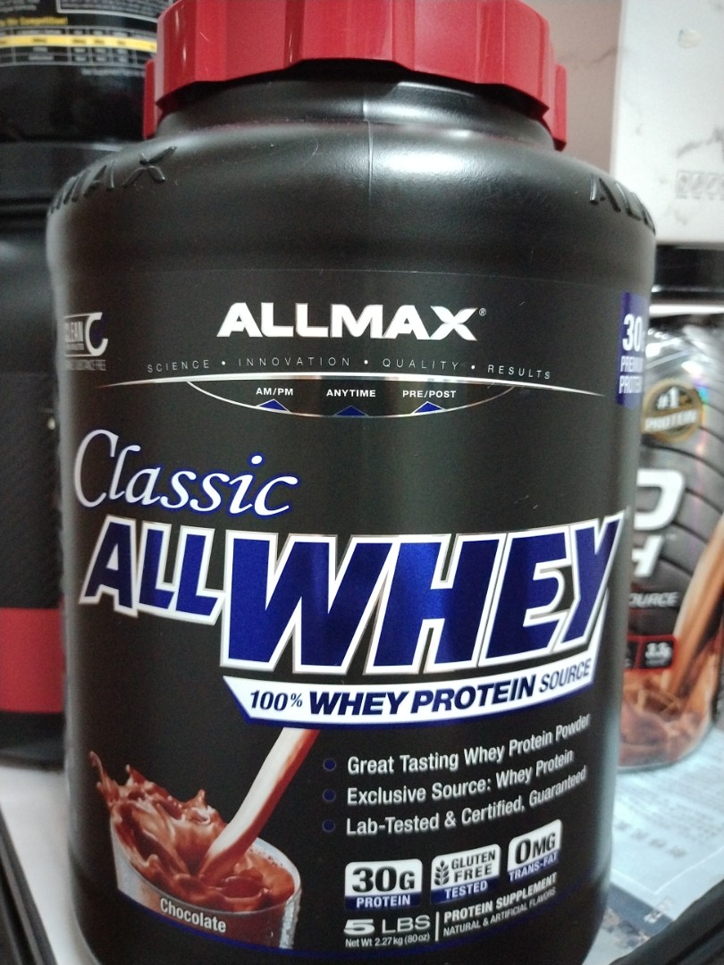 全新 ALLMAX Classic All Whey Protein 5lbs, 健康及營養食用品, 健康補充品, 健康補充品 - 健美營養劑 ...