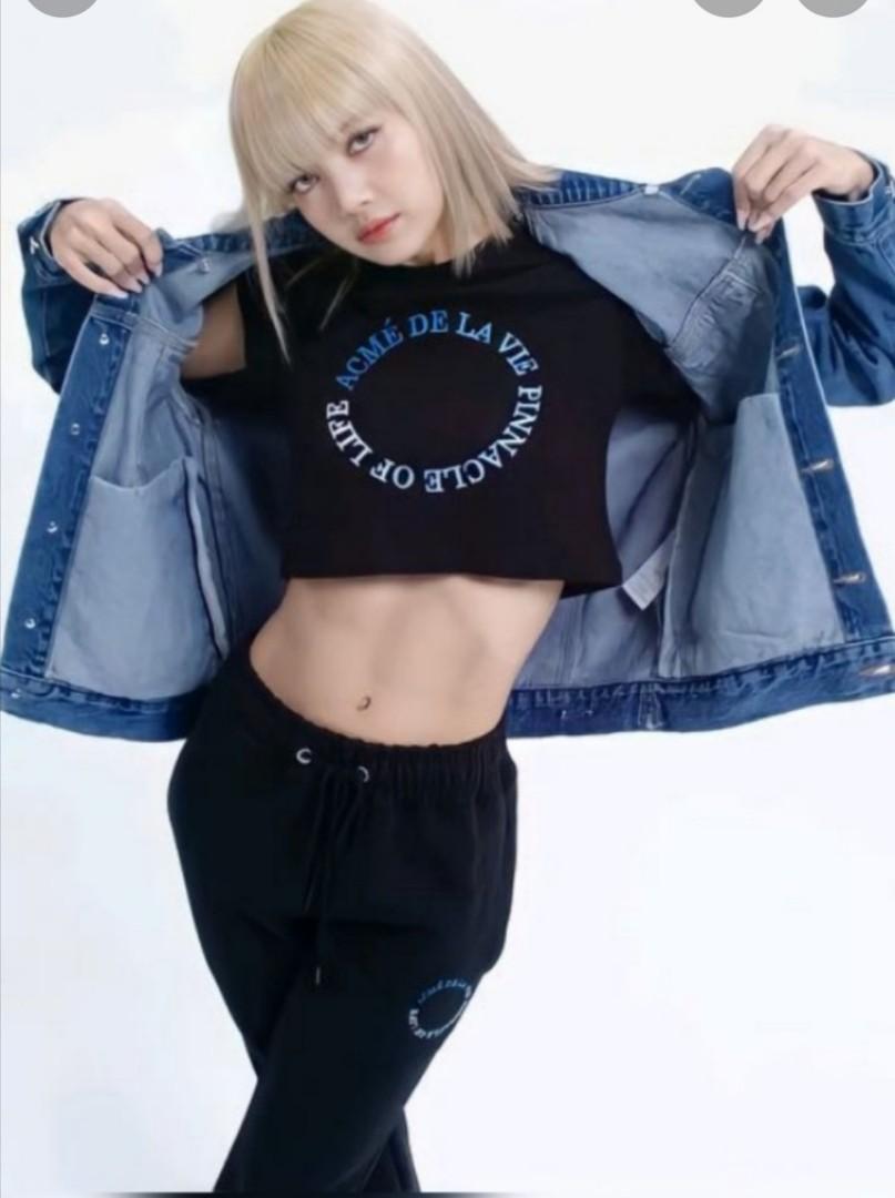 ADLV x Blackpink Lisa crop top, Women's Fashion, Tops, Other Tops on ...