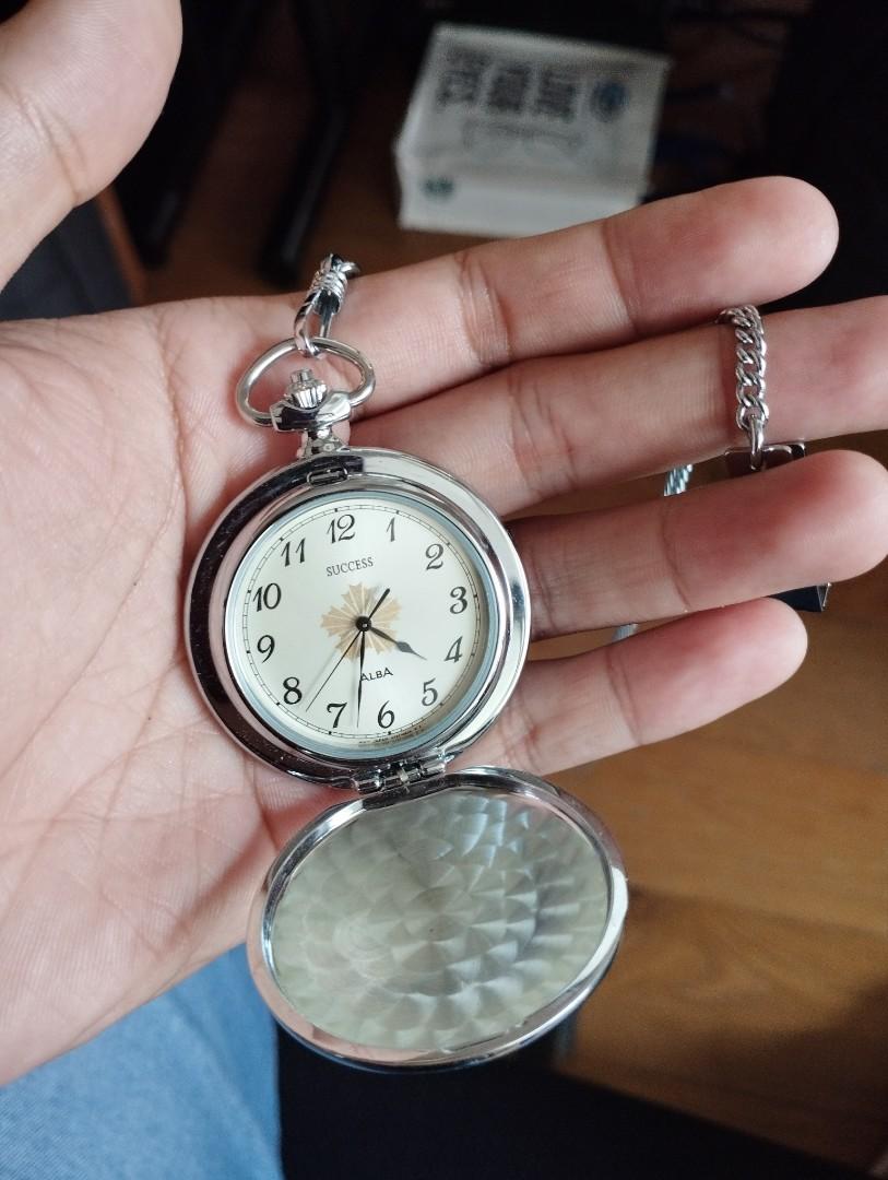 Alba Pocket Watch V721-0A20, Men's Fashion, Watches & Accessories ...