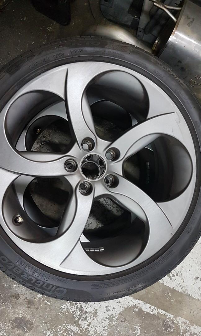 Alfa Romeo Giulia Rims (Original), Car Accessories, Tyres & Rims on ...