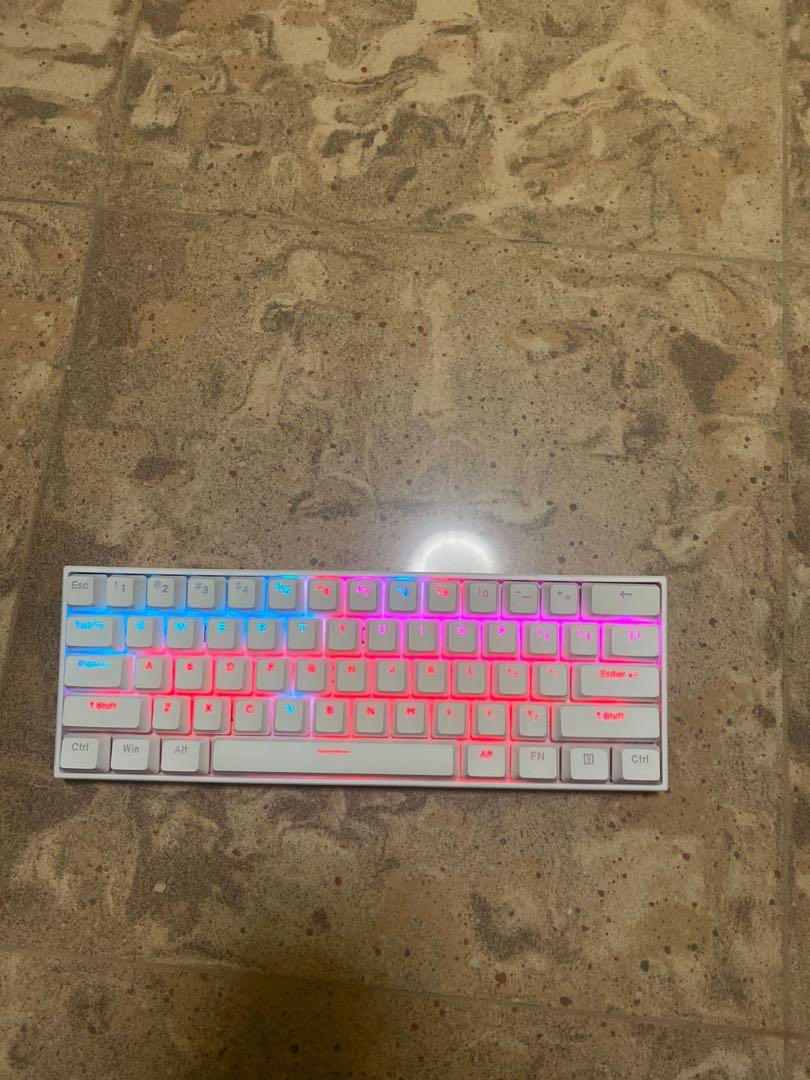 Anne pro(white) keyboard, Computers & Tech, Parts & Accessories ...