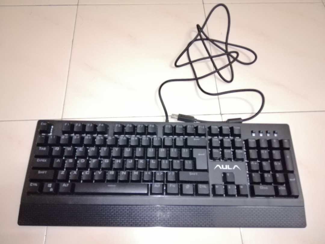 AULA Wired mechanical keyboard (Model No: S2018) (faulty), Computers ...