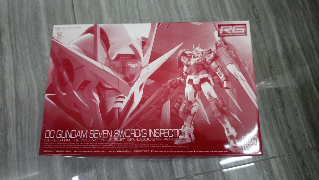 全新Bandai Real Grade RG Gundam OO Seven Sword/G Inspection 高達 00 七劍, 興趣及 ...