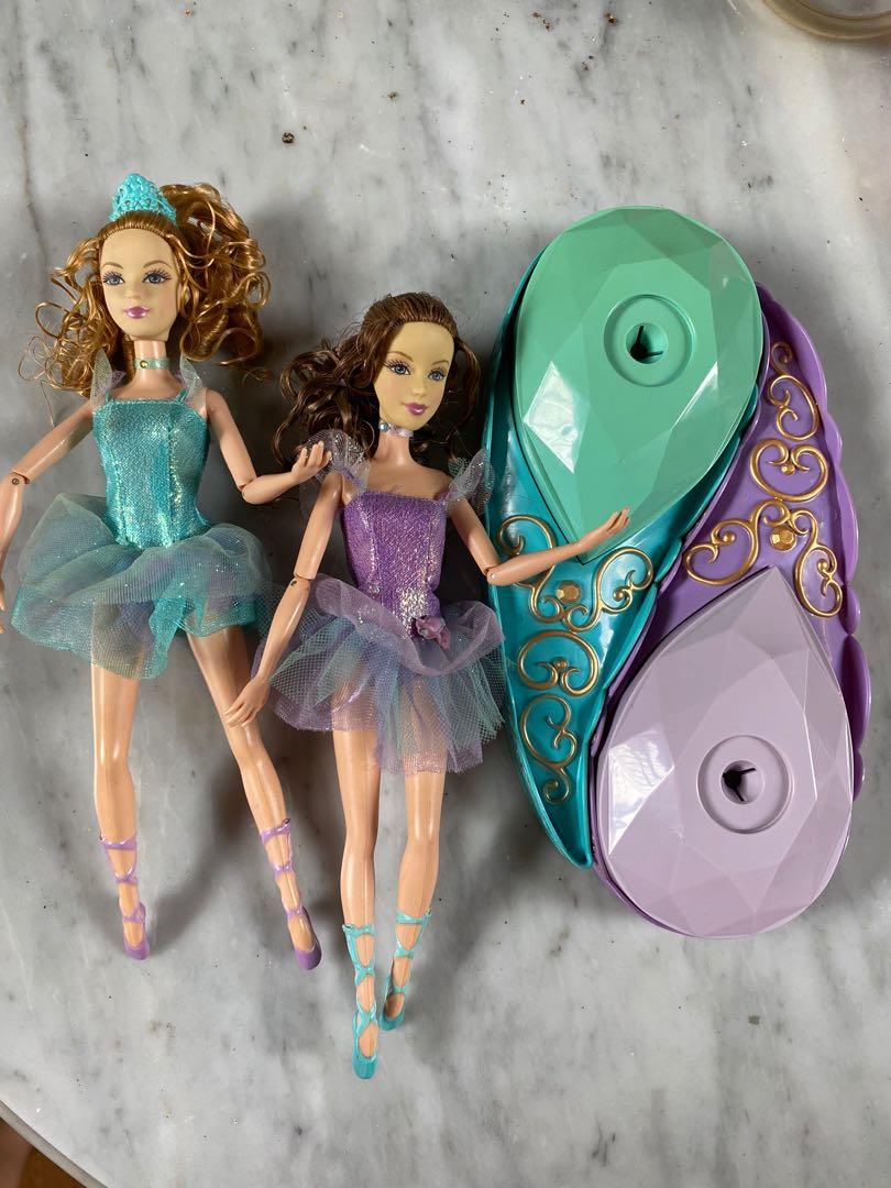 Barbie dancing princess Isla and Hadley twin kembar, Toys ...