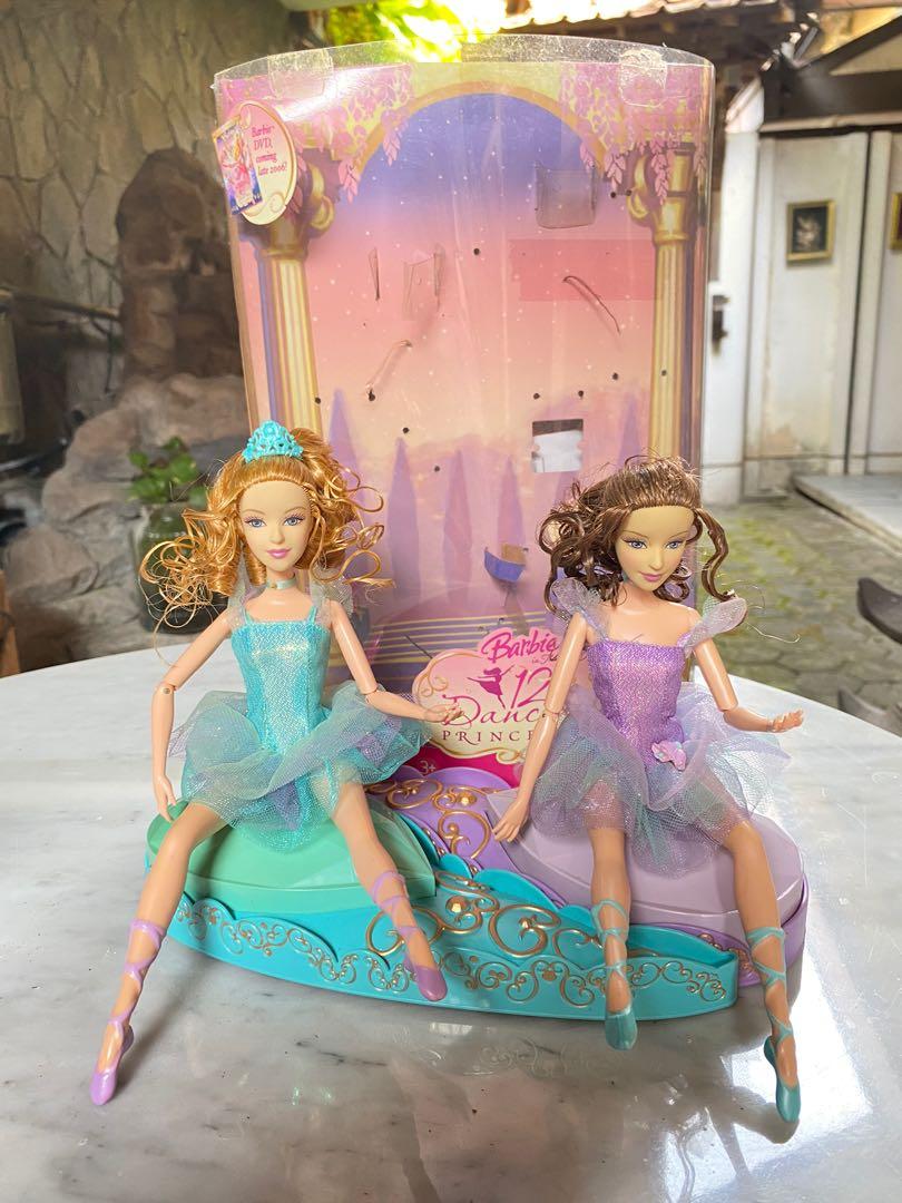 Barbie dancing princess Isla and Hadley twin kembar, Toys ...