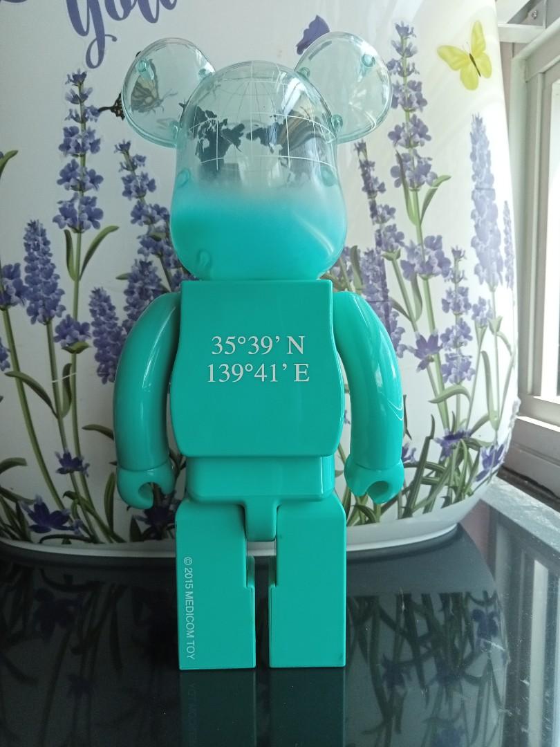 Bearbrick 400% 1/6 project earth - ocean blue, Hobbies & Toys, Toys ...