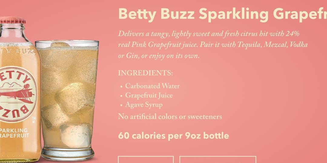 Betty Buzz Soda Mixers ! (Limited pieces & Self Collect ONLY!), Food ...