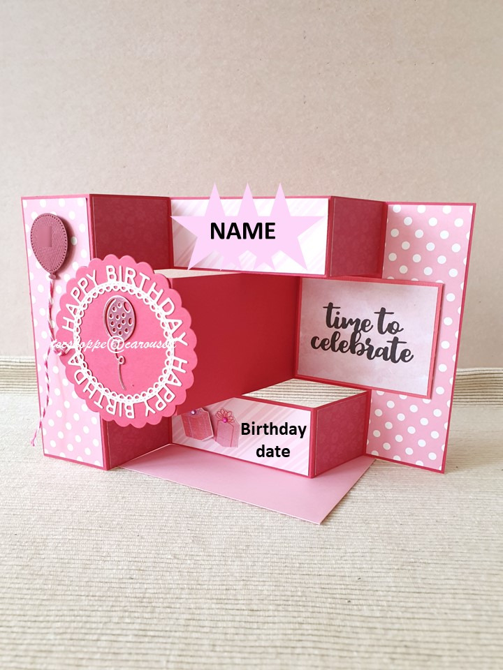RESERVED Birthday Card, Hobbies & Toys, Stationery & Craft, Handmade ...
