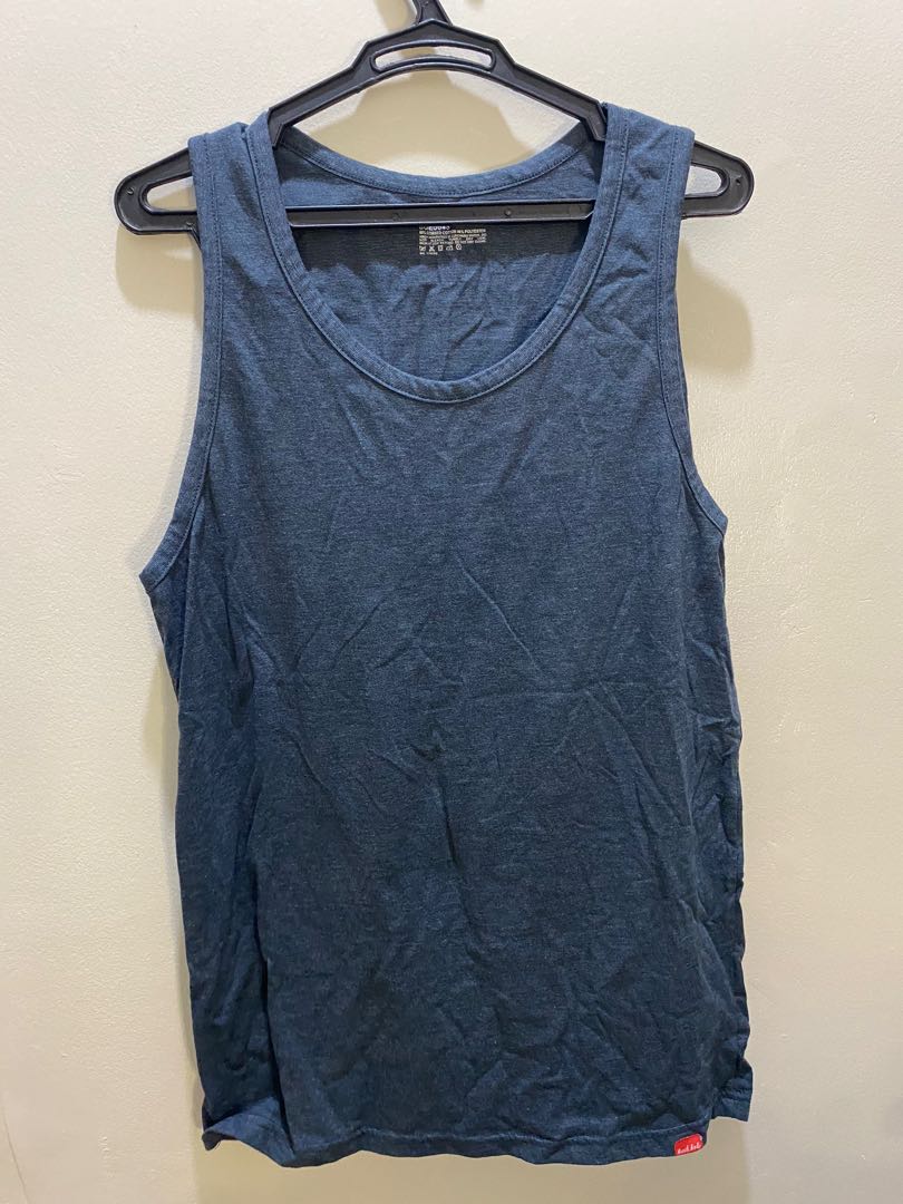 Blue bench body sando, Men's Fashion, Tops & Sets, Sleep and Loungewear ...