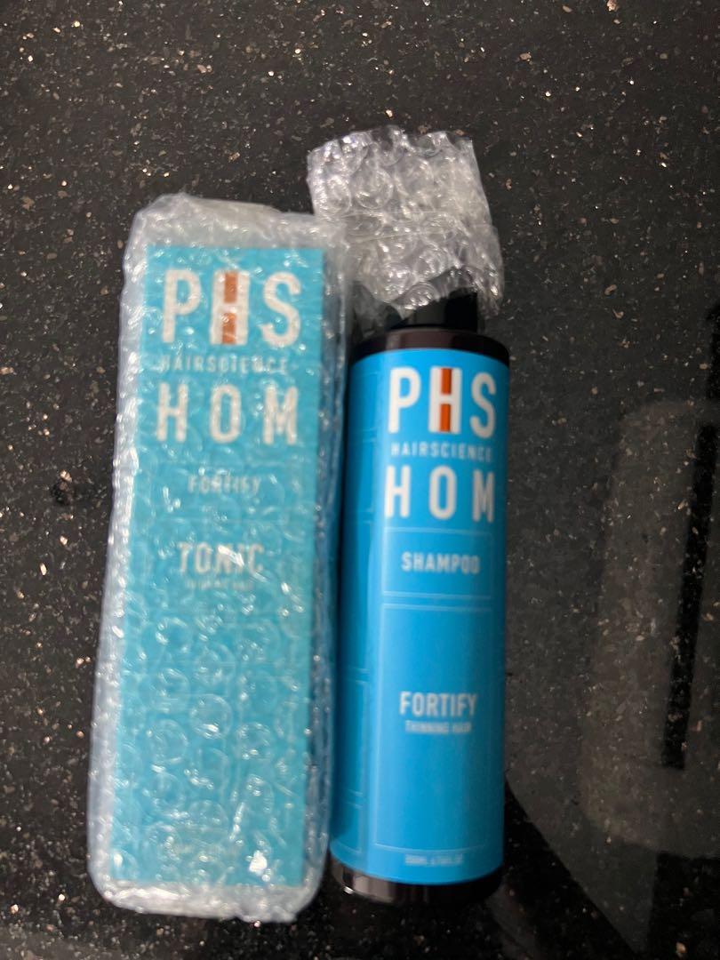 PHS tonic and shampoo (HOM), Beauty & Personal Care, Hair on Carousell
