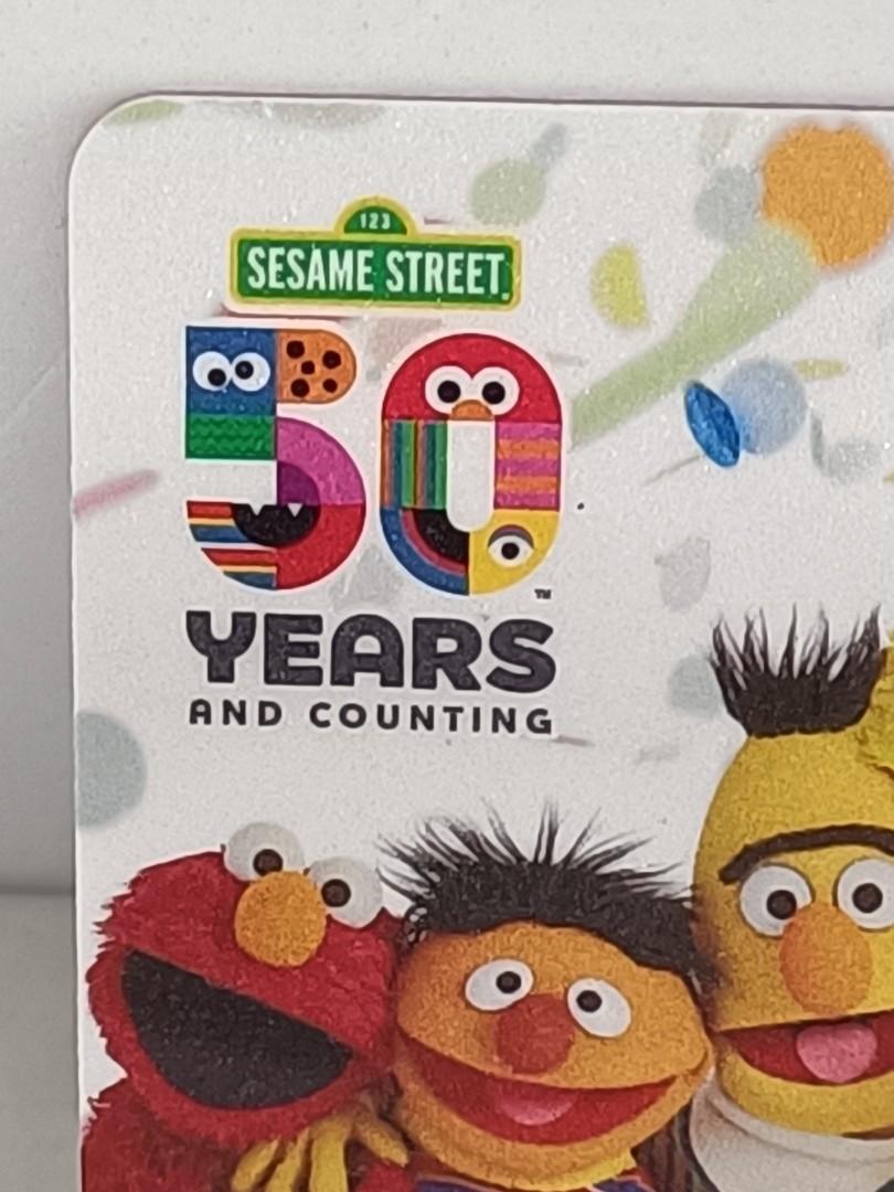 Brand New Sesame Street 50th Anniversary Nets Flashpay Card, Hobbies & Toys, Travel, Travel ...